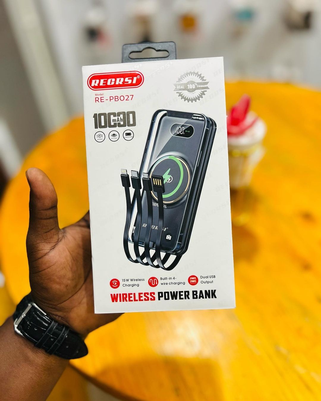 Recrsi Wireless Power Bank 10,000mAh